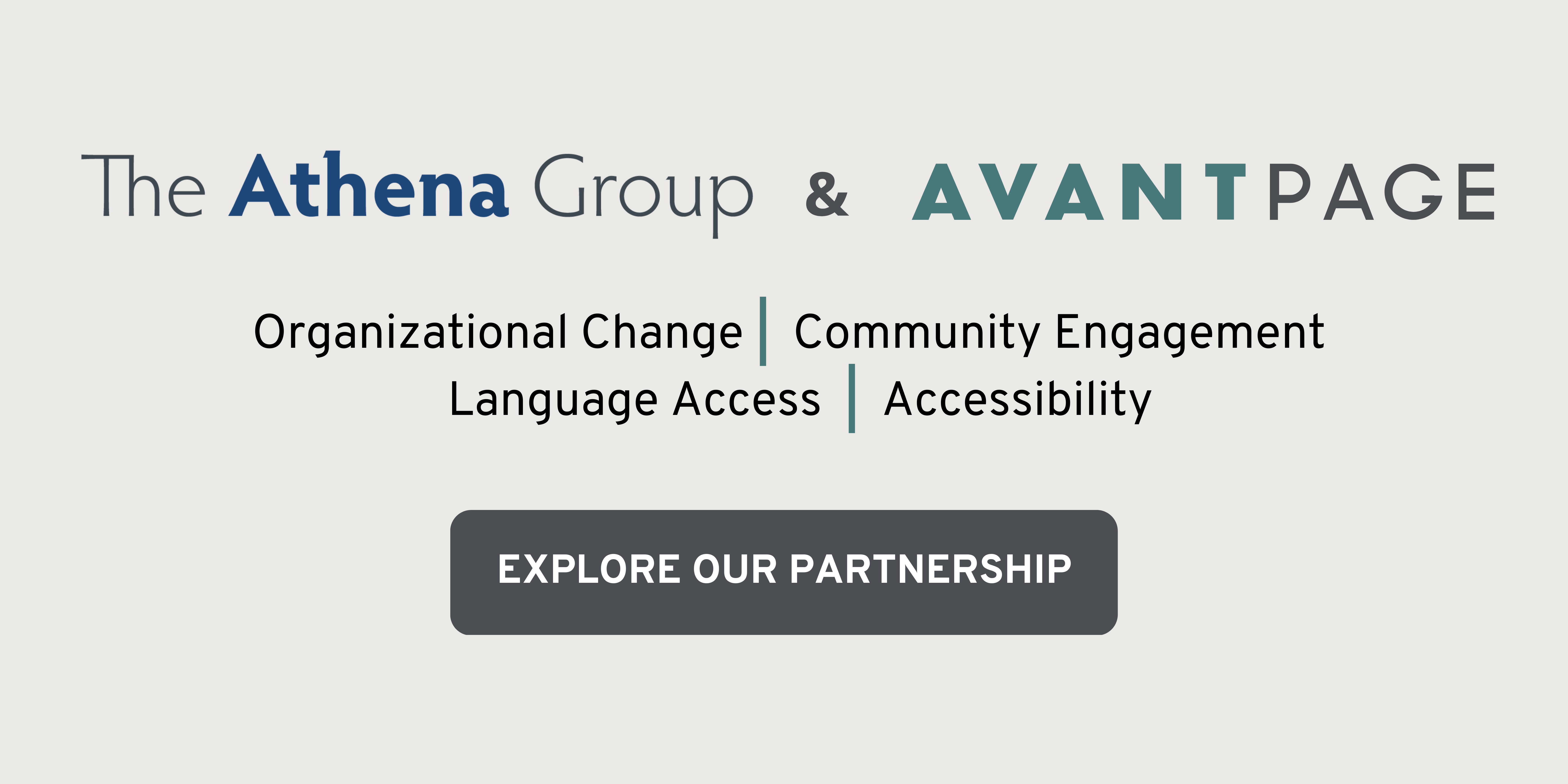 The Athena Group and Avantpage Partnership